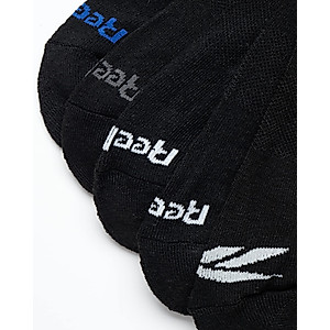 Reebok Men's Crew Socks - 10 Pack Mid-Calf Performance Cushion Comfort Crew Socks - Athletic Socks for Men (6-12.5), Size 6-12.5, Black/Grey Multi