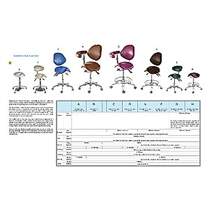 Standard Dental Mobile Chair Saddle-1 Doctor's Stool Micro Fiber Leather Chair