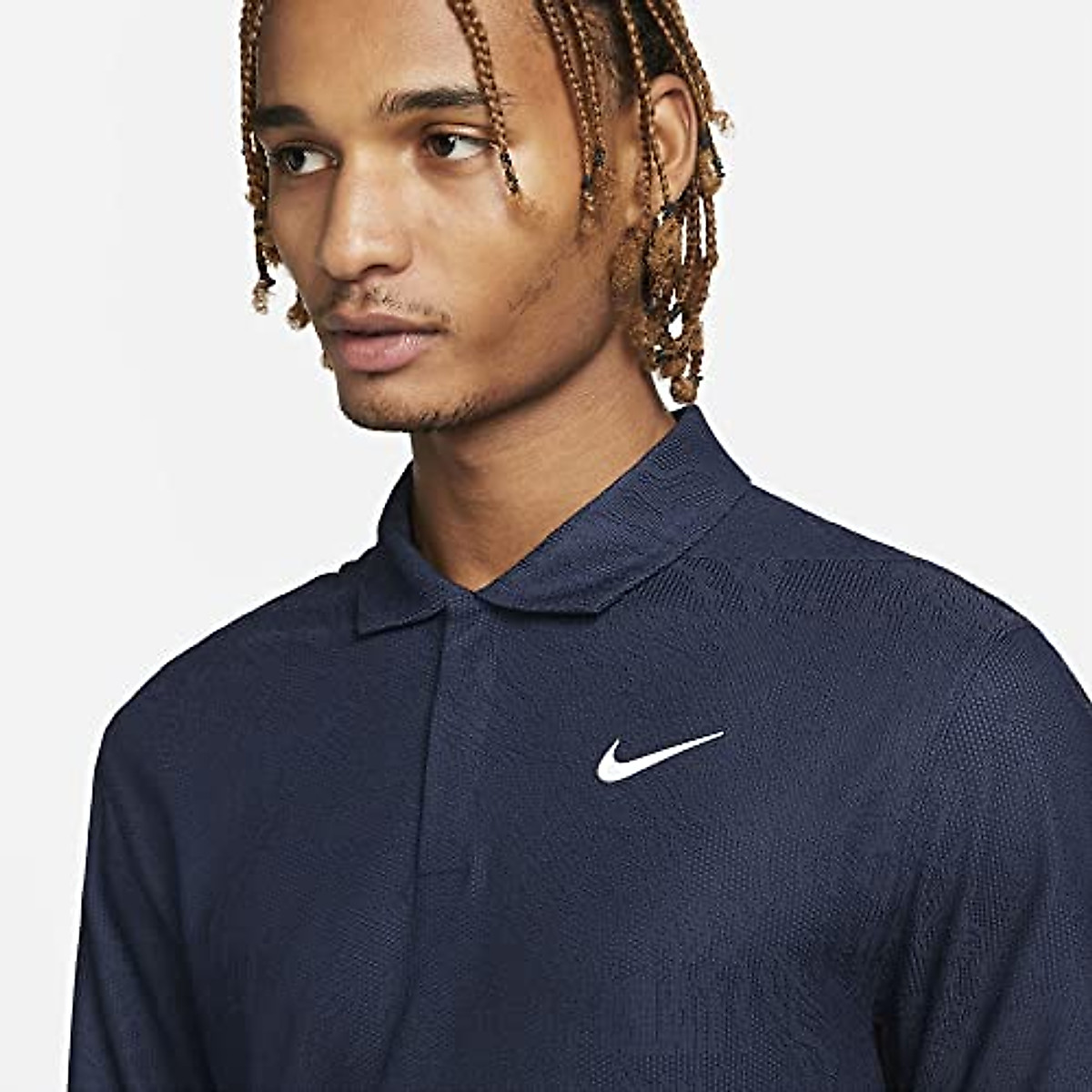Nike Dri-FIT ADV Tiger Woods Men's Golf Polo (as1, Alpha, m, Regular, Regular, Thunder Blue/Obsidian/White)