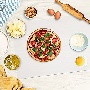 Large Silicone Heat Resistant Mat 78.7” x 15.7”, Nonslip Silicone Mats for Kitchen Counter, Countertop Protector, Nonstick Waterproof Craft Mat Table Placemat, Translucent-White