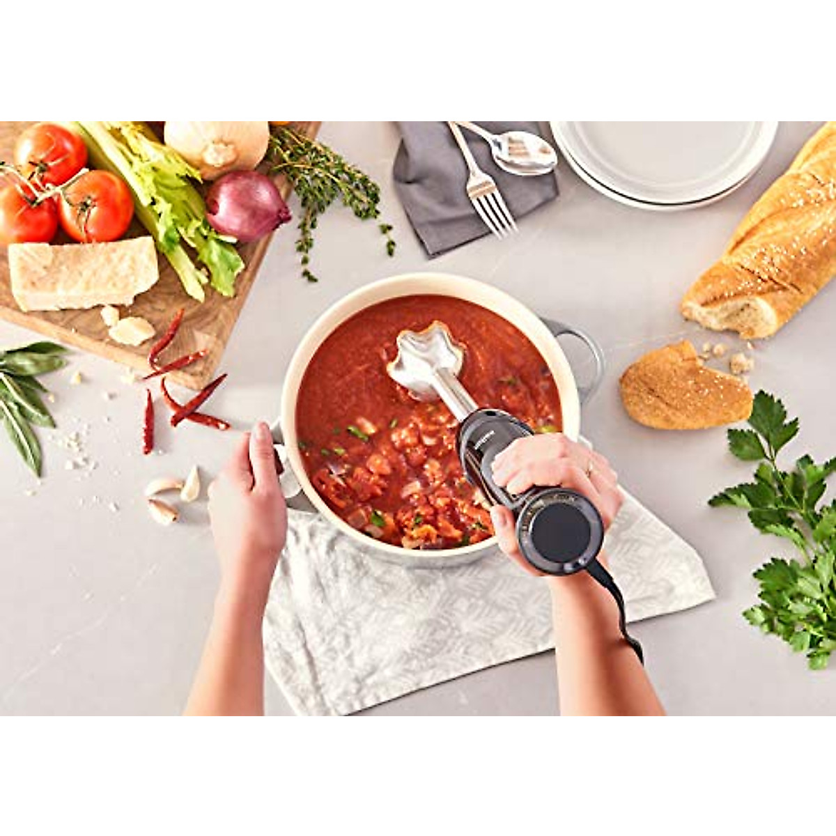 Braun MQ5000 Hand Blender Multiquick Vario, MQ5000, Black