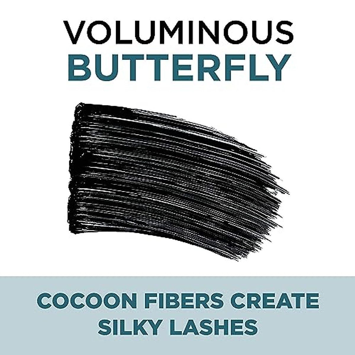 L'Oreal Paris Voluminous Butterfly Mascara, Washable, Blackest Black, 0.22 Fl. Oz., 1 Count