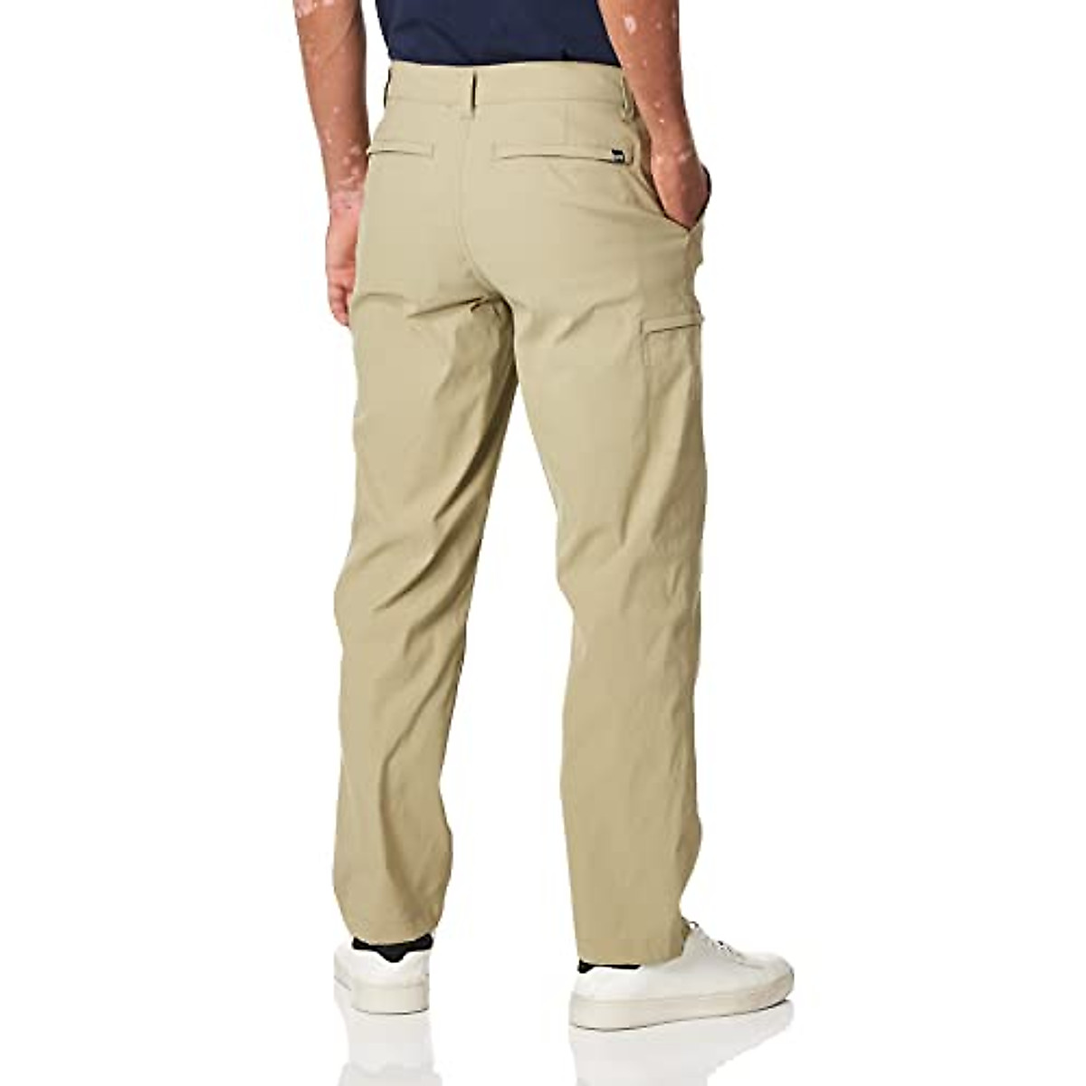 UNIONBAY mens Rainier Lightweight Comfort Travel Tech Chino Hiking Pants, Khaki, 40W x 32L US
