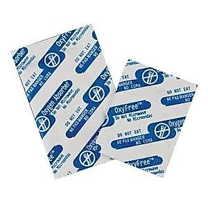 OxyFree Oxygen Absorbing Packets - 20cc Food Grade Oxygen Absorbers - For Long-Term Storage of Dried and Freeze Dried Items in Mylar Bags, Vacuum Sealer Bags or Mason Jars (1 pack of 200s)