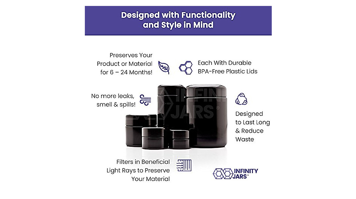 Infinity Jars Screw Top Gift Pack - Ultimate Storage Solutions