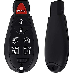 Keyless Remote Smart Key Fob Replacement Fit for 2008-2016 Chrysler Town and Country 2008-2016 Dodge Grand Caravan 2008-2020, M3N5WY783X