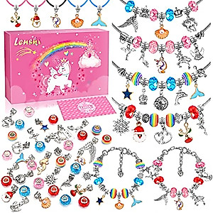 Lenski Gifts for Girls Kids, Arts and Crafts for Kids Ages 8-12, Girls Toys Age 6-8, Bracelet Making Kit Toys Gifts for Girls, Unicorns Gifts for Girls, Crafts for Girls Ages 5-12 Year Old