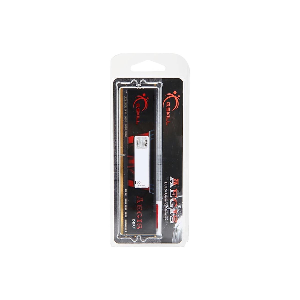G.SKILL AEGIS Series DDR4 RAM 16GB (1x16GB) 2666MT/s CL19-19-19-43 1.20V Desktop Computer Memory UDIMM (F4-2666C19S-16GIS)