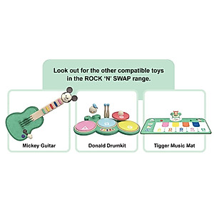 Disney Hooyay Rock n Swap Tigger Musical Mat for Ages 6 Months and Up, Multi