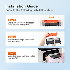E-Z Ink (TM) Compatible Toner Cartridge Replacement for Samsung CLT-K404S CLT-C404S CLT-M404S CLT-Y404S CLT 404S to use with C480FW C430W SL-C430W SL-C480FW SL-C480FN Printer Tray (4 Pack)