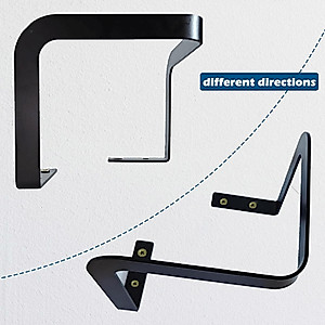 Mattress Stopper - 2 Metal Mattress Holder in Place with 8 Screws | Sturdy Murphy Bed Kit, Strong Anti Slip Mattress Gripper for Bed Frame, Adjustable Beds, Foot of Beds