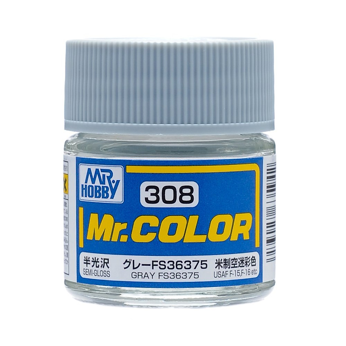 C308 Semi Gloss Gray FS36375 10ml, GSI Mr. Color