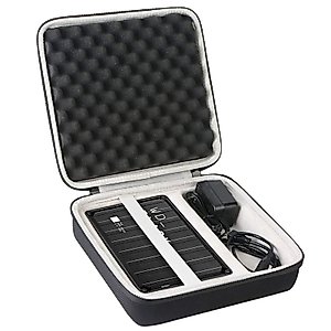 khanka Hard Travel Case Replacement for Compatible with WD Black 2TB 4TB 5TB P10 / 8TB D10 Game Drive Portable External Hard Drive