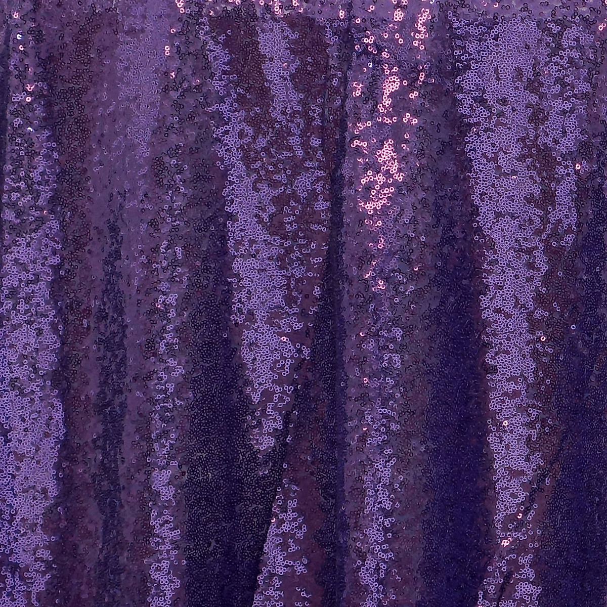 Tableclothsfactory Luxury Collection Duchess Sequin Rectangle Tablecloth 90 x 156 - Purple