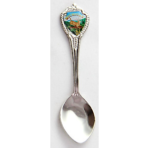 Michigan State Souvenir Collectible Mini Spoon 3" lpco