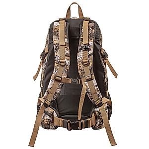Huntworth Hickory Light Hunting Backpack With Weight Suspension System, Compatible Hydration Backpack, Water Ressitant And Plenty Storage Space, 3Lb Disruption Camo Backpack