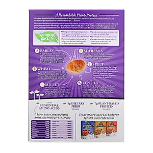 Food For Life, Cereal Sprouted Flakes Raisin Organic, 14 Ounce