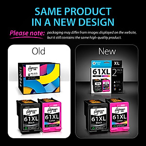 Smart Ink Remanufactured Ink Cartridge Replacement for HP 61 XL 61XL Combo Pack (Black & Tri-Color) to use with HP Envy 4500 4502 5530 OfficeJet 4630 DeskJet 3510 3050 2548 2540 1510 1010 1000