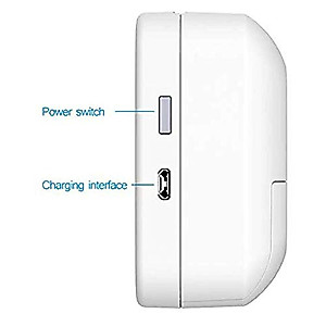 XWWDP Portable Mini Pocket Label Sticker Receipt Printer, Photo Printer,Compatible with Devices System for Child Painting Women Men Gift