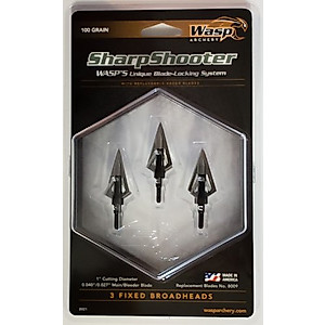 Wasp SharpShooter 100 Grain Cut On Contact Broadhead