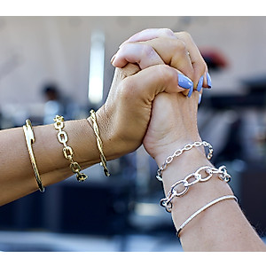 Maya J Harmony Trio Bracelets - Stack of 3 (White)
