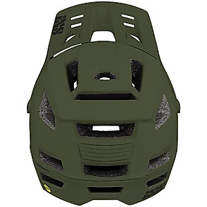 IXS Unisex Trigger FF MIPS (Olive,ML)- Adjustable with Compatible Visor 57-59cm Adult Helmets for Men Women