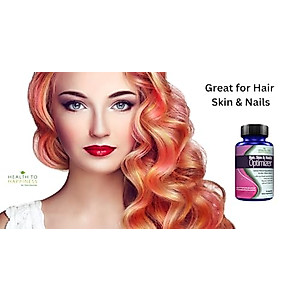 Hair Growth Formula – to Make Your Hair Grow & Skin Glow | Hair, Skin & Nails Optimizer with 5000 Mcg of Biotin, Hydrolized Collagen & More – for Men & Women, 60 caps for 30 Days Use