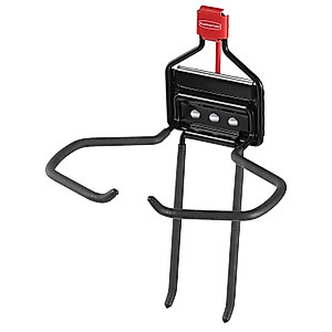 Rubbermaid Shed Accessory Power Tool Holder Holds up to 20 lbs, Black, Space Saving Shed Organization for Power Tools and Equipment