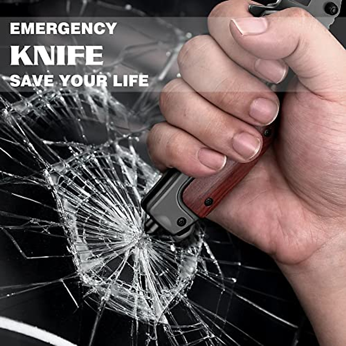 Zxcan Pocket Knife, Folding Knife 5CR13 Carbon Steel Stainless Blade, EDC Knife with Liner Lock, Pocket clip, Tactical Knife for Camping Indoor and Outdoor Activities Men Gift