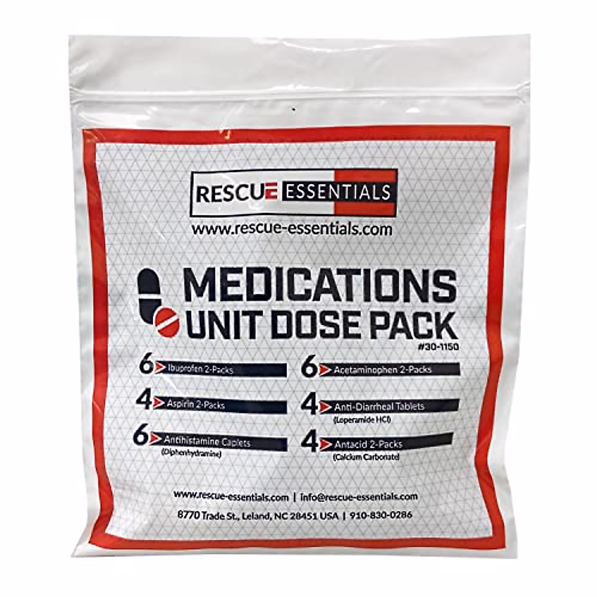 Rescue Essentials Medications Unit Dose Pack