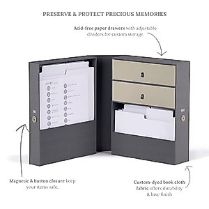 Savor | Baby Loss and Remembrance Keepsake Organizer | The Baby Remembrance Keepsake Box Provides a Special Memorial for a Beloved Baby, Angel Pregnancy or Infant Loss