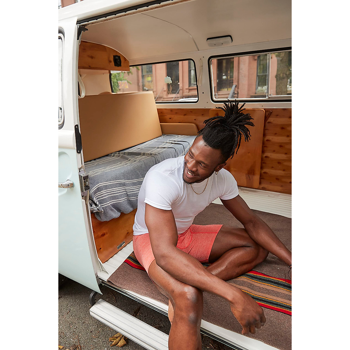 Hanes Men's Cotton Undershirts - Moisture-Wicking Crew Neck Tees, 6 Pack - White, Regular Fit