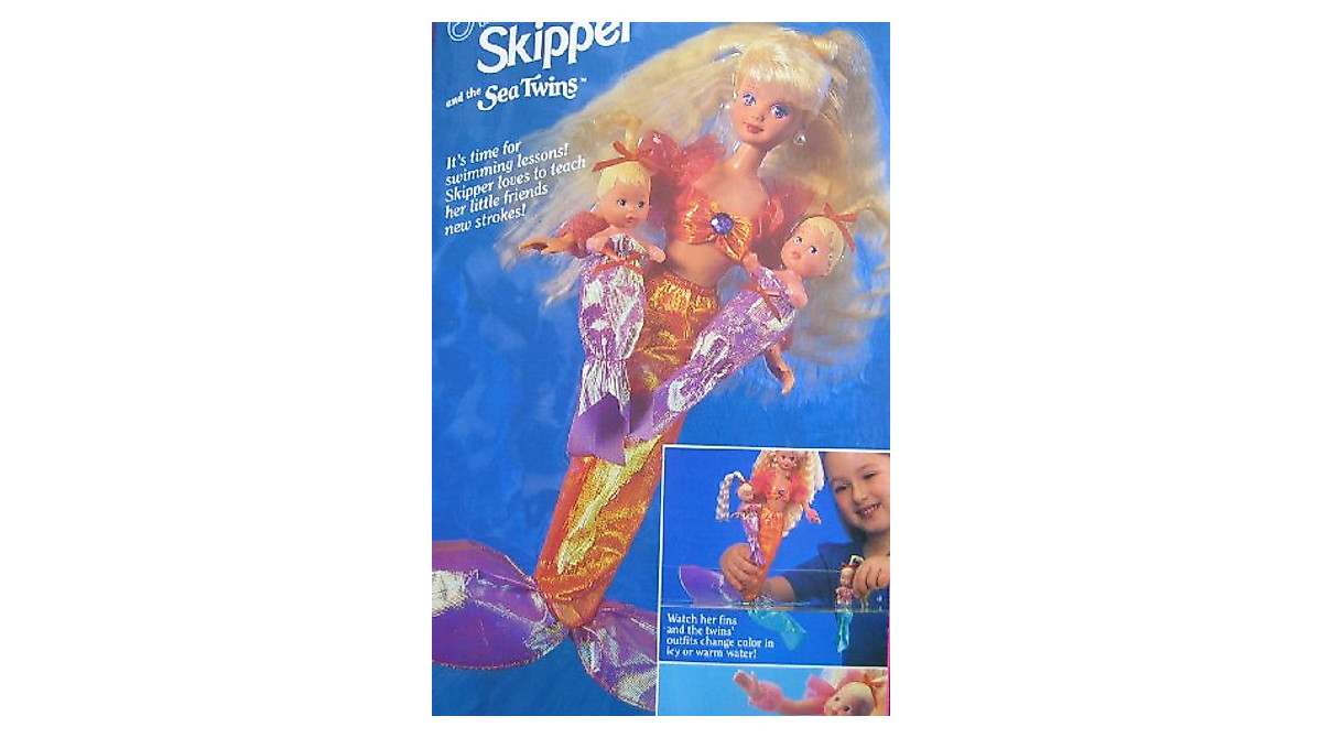 Barbie MERMAID SKIPPER: 1993 Dolls Set for Collectors