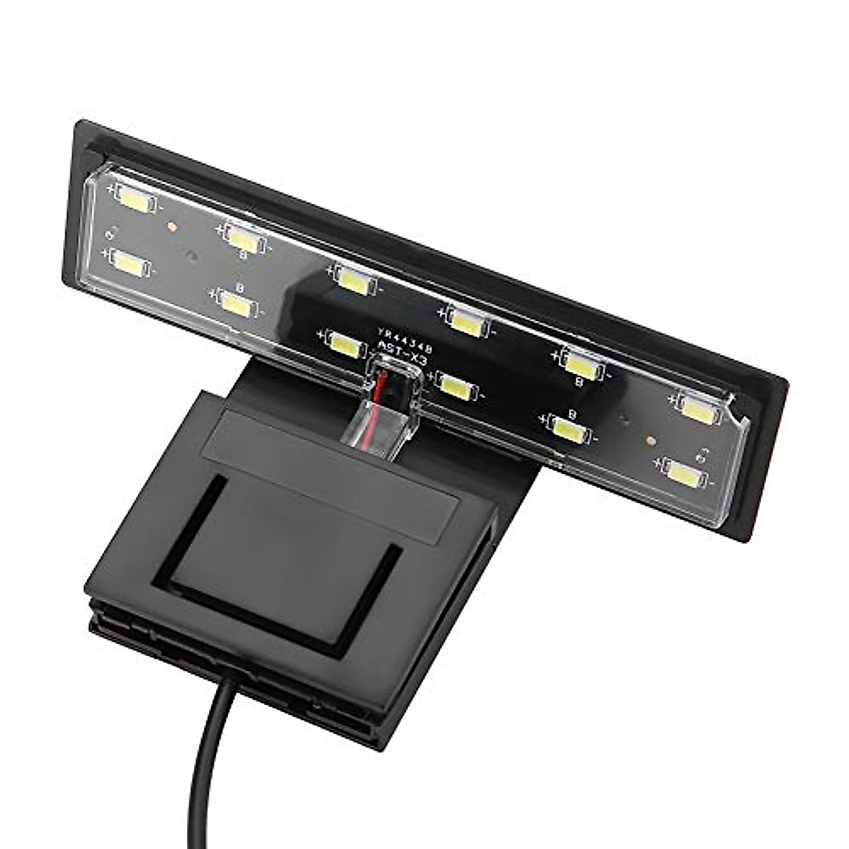 Santing Waterproof Aquarium Light Lightweight Energy Saving Aquarium Clip Lamp Eco-Friendly for Aquarium Breeding Freshwater Fish Tank