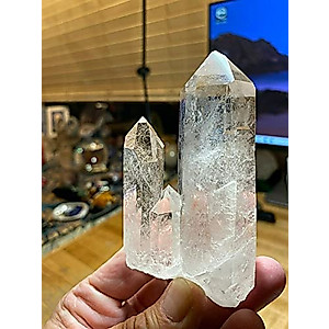 Decor Stone Lemurian Seed Crystal Record Keeper Cathedral Multi Laser Point Specimen 670