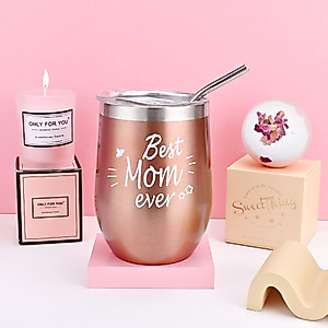 JUPOZOP New Mom Gifts for Women After Birth, Birthday Gifts for Mom from Daughters, Relaxing Gifts for Mom Baskets, Gift Basket for Mom Grandma Nana Mother in Law Women