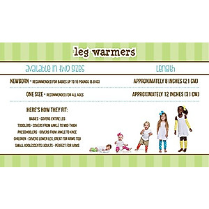 juDanzy newborn 3-pack baby leg warmers (Newborn- 15 pounds) (Neutral 3 pack)