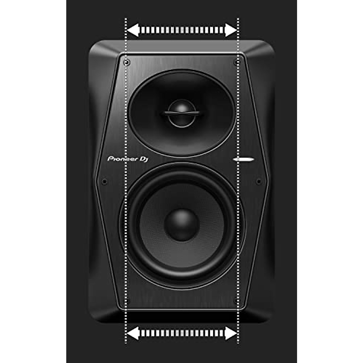 Pioneer DJ VM-70 6.5-inch Active Monitor Speaker - Black