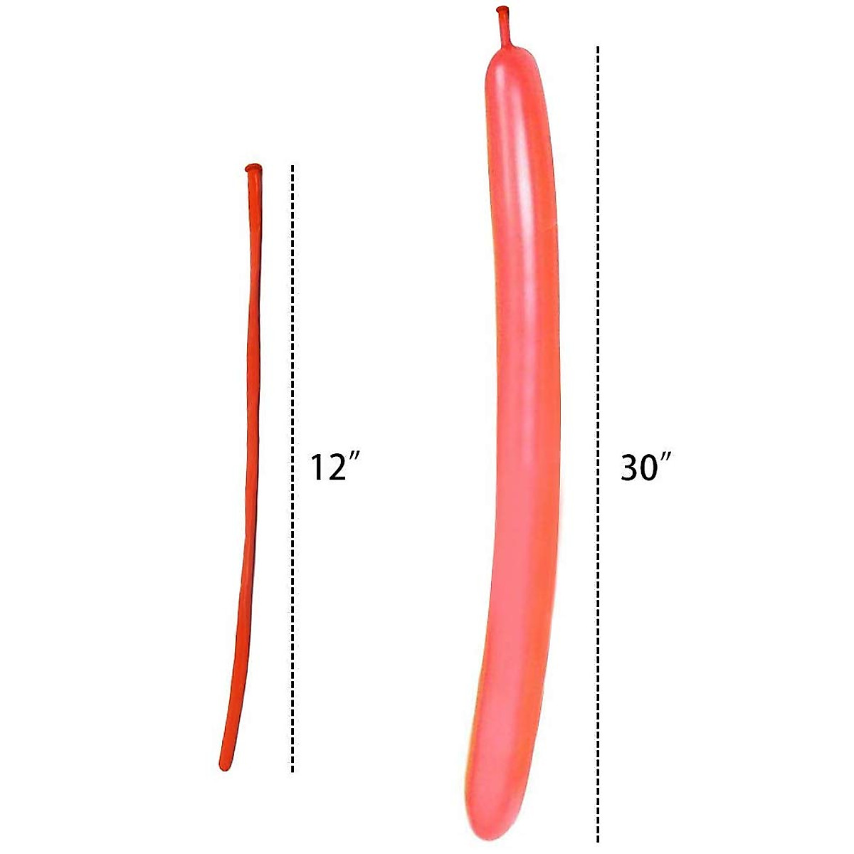 Koogel 400PCS 260Q Twisting Animal Balloons Assorted Color Thickening Latex Twisting Modeling Long Magic Balloons for Animal Shape Weddings, Birthdays Clowns, Xmas Presents