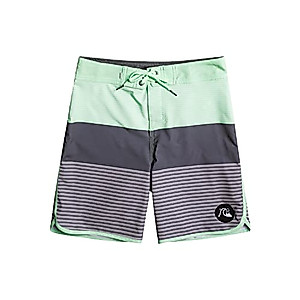 Quiksilver Boys Surfsilk Tijuana Youth 17 Boardshort Swim Trunk, Iron GATE, 27
