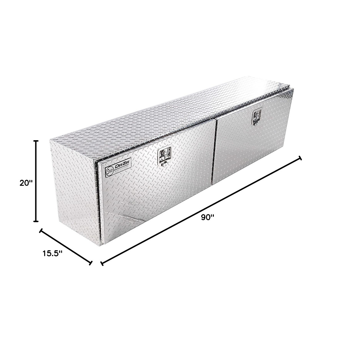 Dee Zee DZ71 Brite-Tread Aluminum Topsider Tool Box