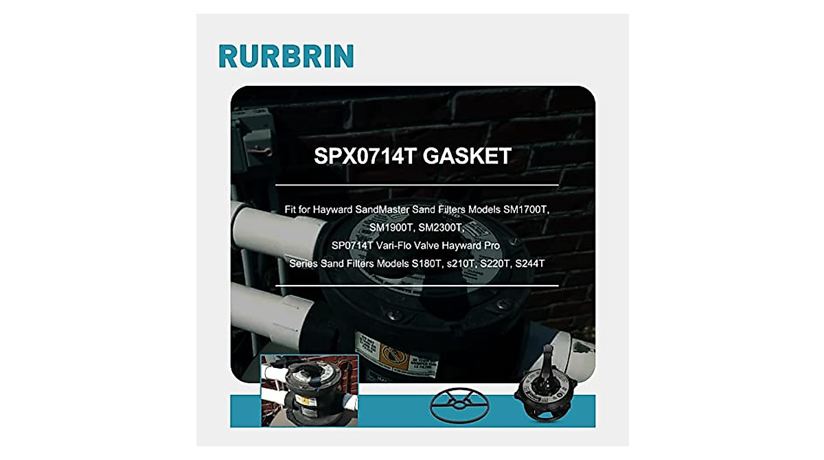 RURBRIN SPX0714T Spider Gasket & SPX0714L Cover O-Ring for Hayward Vari ...