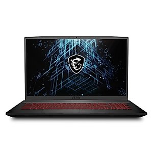 MSI Katana GF76 11UD-001 17.3" 16GB 512GB SSD Core i7-11800H 2.3GHz Win10H, Black