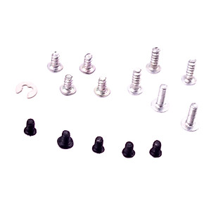 Deal4GO Full Screw Set Replacement Screws for GBM Gameboy Micro Including Battery Screw (Third Party)