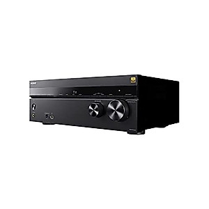 Sony STR-AN1000 7.2 Channel 8K AV Receiver with Dolby Atmos, DTS:X Bundle with Sony SSCS5 3-Way 3-Driver Bookshelf Speakers and 16AWG Speaker Wire kit (3 Items)