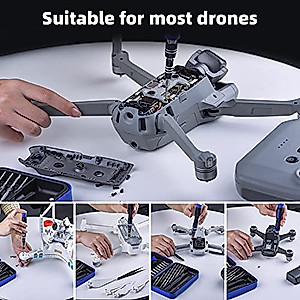 HeiyRC 36-in-1 Precision Magnetic Screwdriver Set Long Bits Driver Home Improvement Repair Tools Kit for Game Console PC Tablet Laptop Phone General Household Repair