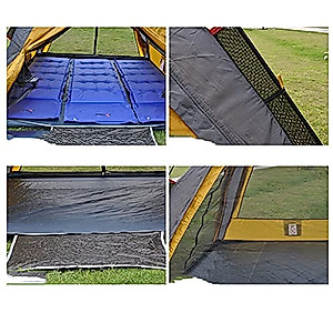 AyfeS Tent for Camping Hexagonal Camping Tent 3 4 Person Automatic Pop Up Family Tent with 2 Doors,Upf50 Waterproof for 4 Seasons Large Space for Picnic Outdoors