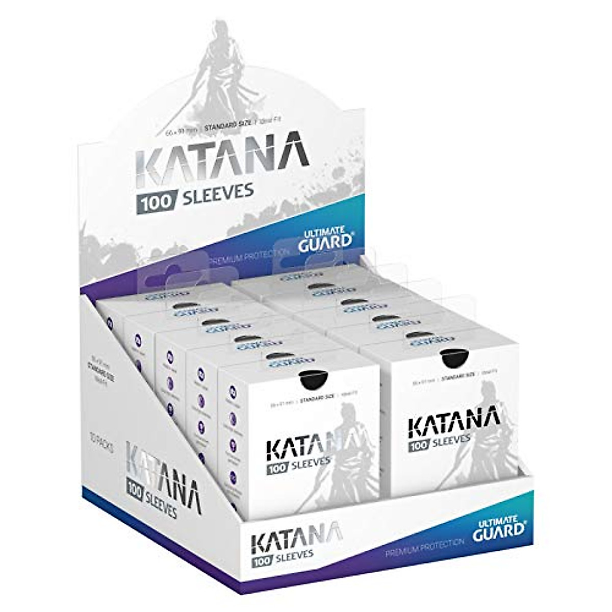 Ultimate Guard Matte Purple Katana Sleeves Standard Size Standard Size 100 ct Card Sleeves Individual Pack