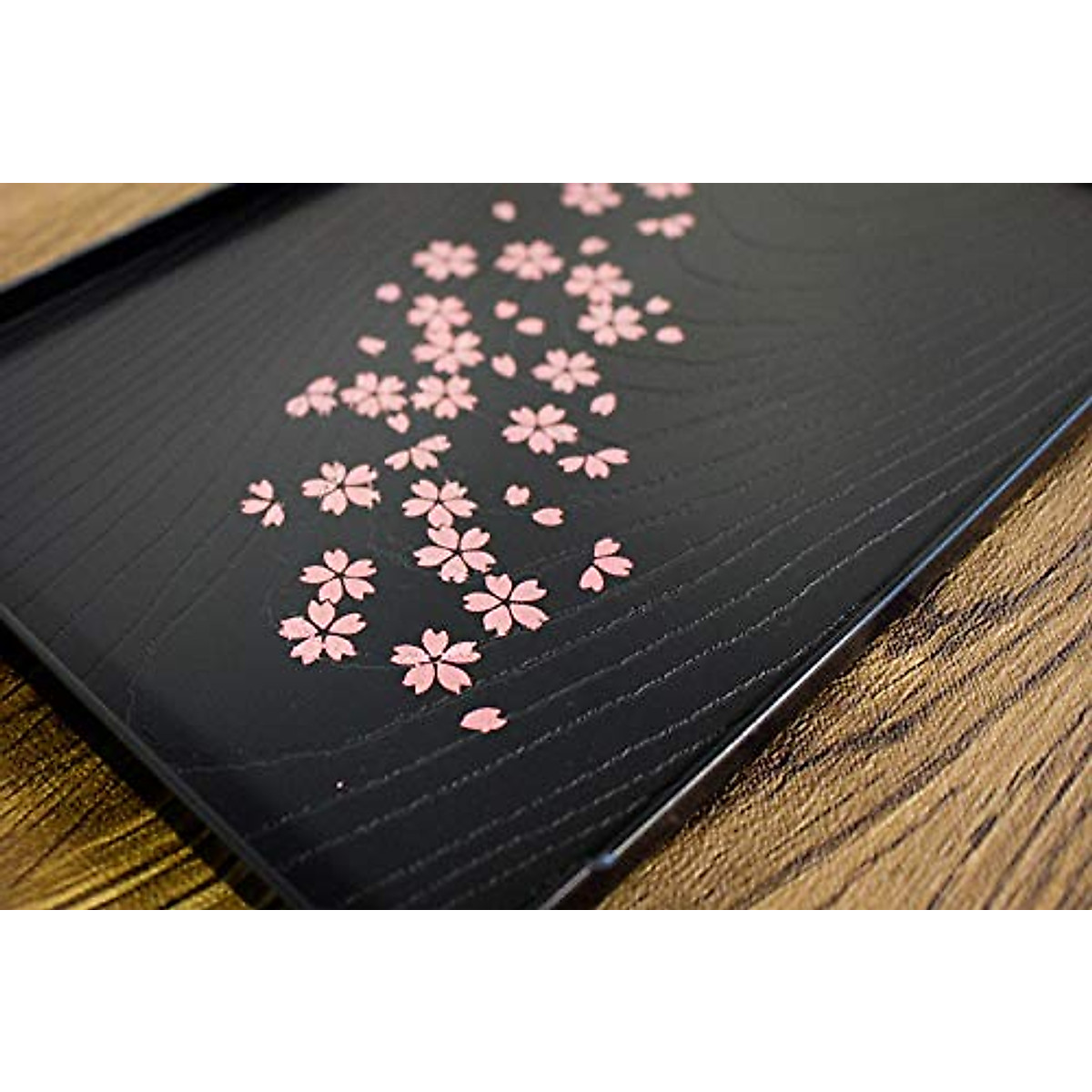 Cherry Blossom Pattern Tea Serving Tray, Japanese Style, 10 x 6.3inches