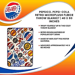 PepsiCo Pepsi-Cola Microplush Warm Throw Blanket